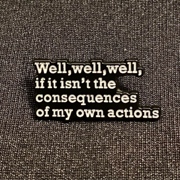 Jewelry | Enamel Pin Takes Philosophical Stance | Poshmark